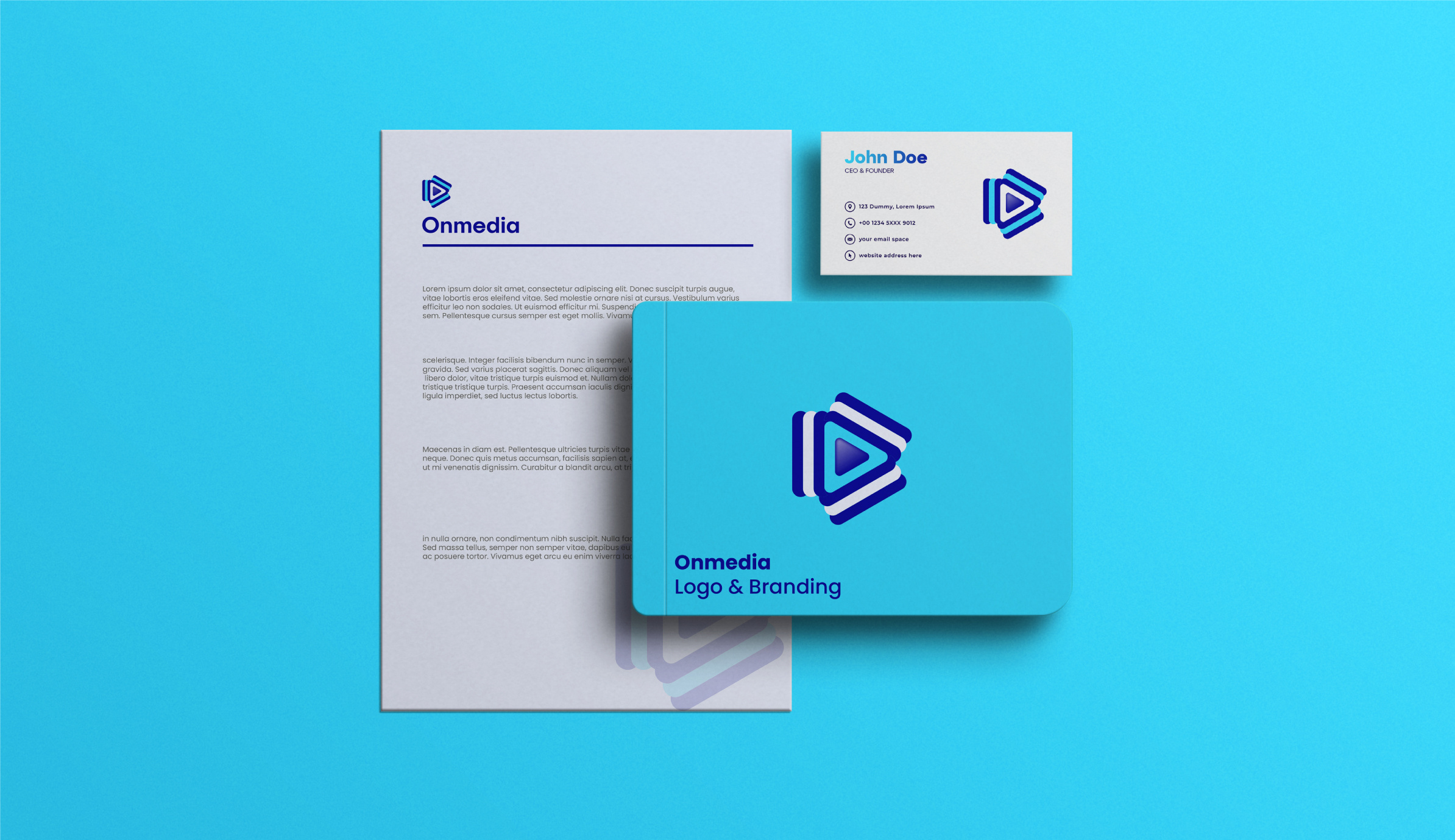 Onmedia logo design by Mainul Hasan | Creative Logo Designer for ...