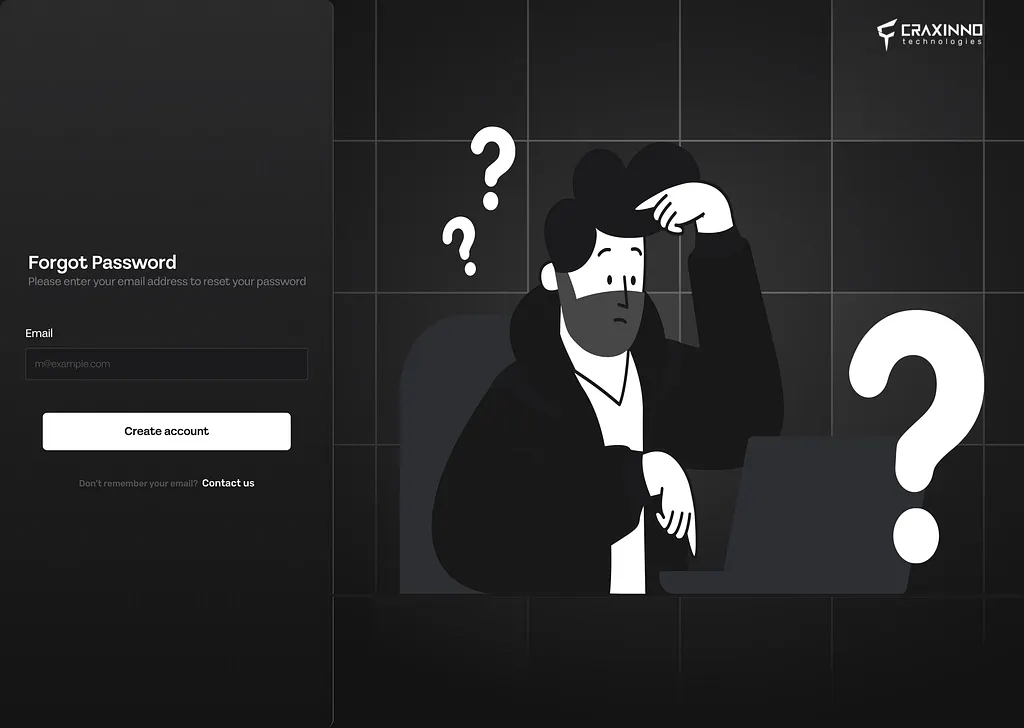 Forgot Password by Titli Sarkar on Dribbble