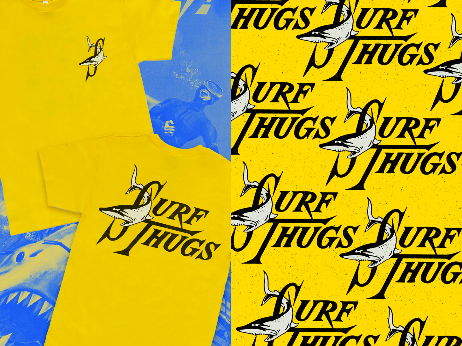 Surf Thugs — Band Merch by Vincent Conti on Dribbble