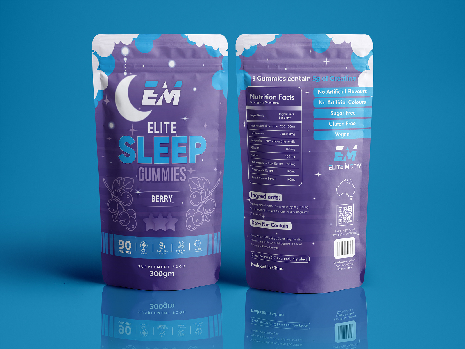 Gummy pouch packaging by Fatima Naznin on Dribbble