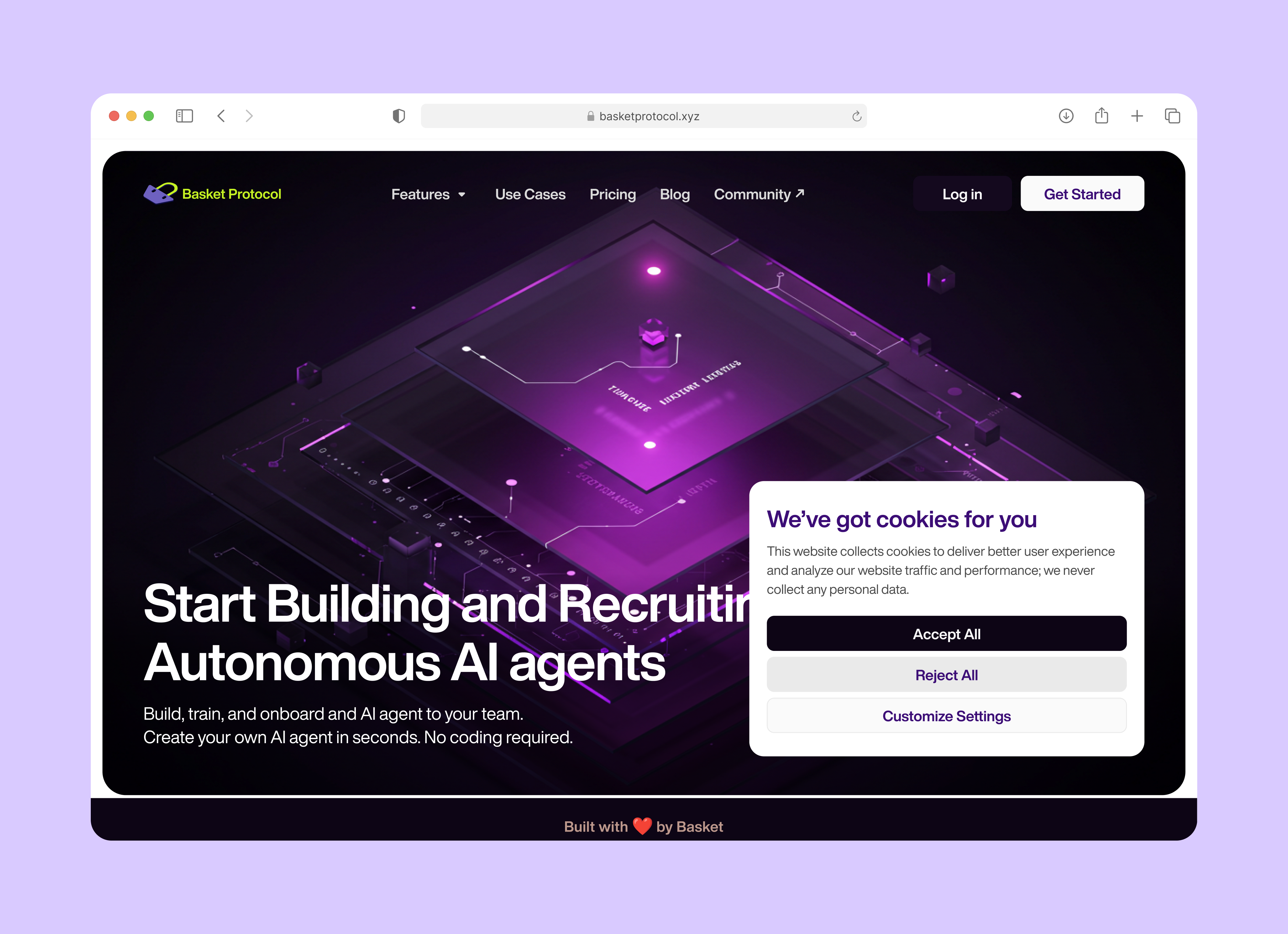 AI Agent Hero Section Animation by Favour Umoren on Dribbble