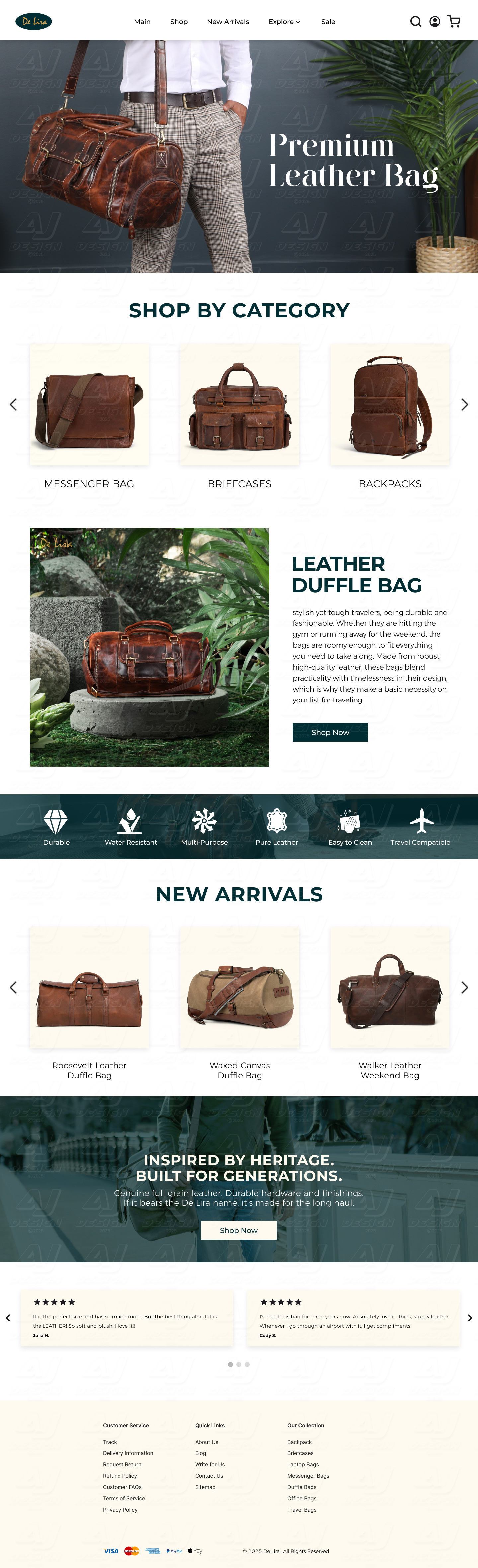 E-Commerce Website UI Design by Ali J on Dribbble
