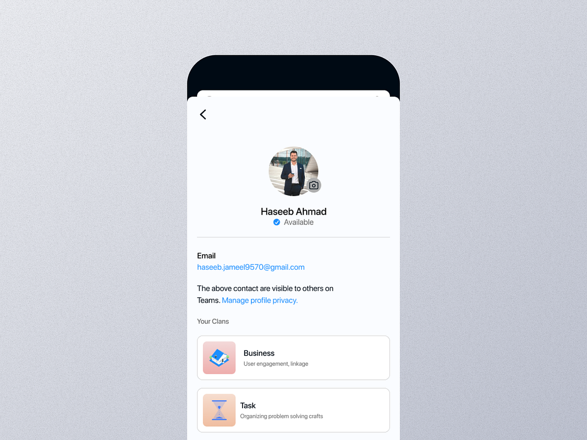 Profile Mobile App Ui by UI Ants on Dribbble