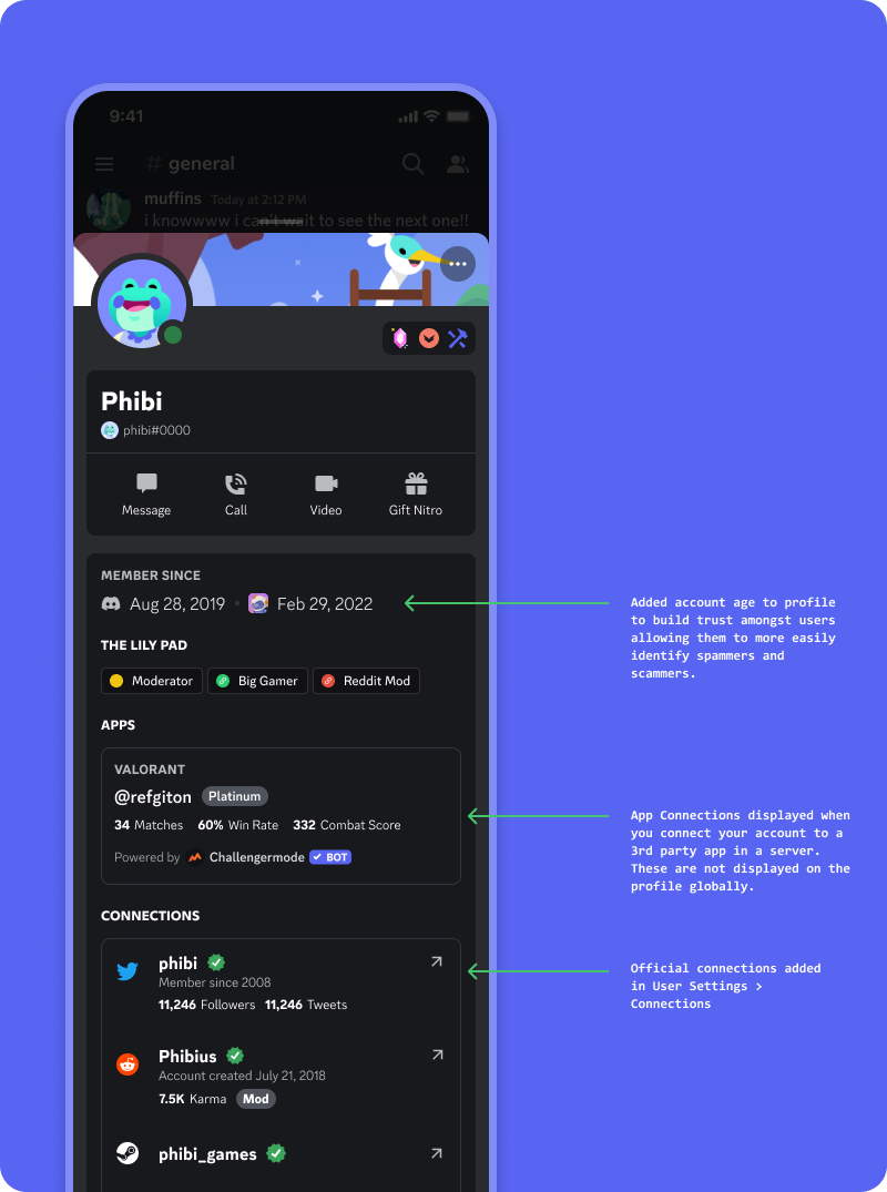 Linked Roles on Discord by John Avent on Dribbble
