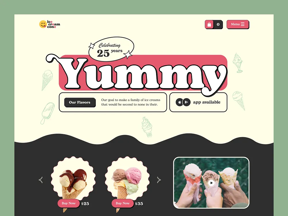 Browse thousands of Ice Cream Design images for design inspiration ...