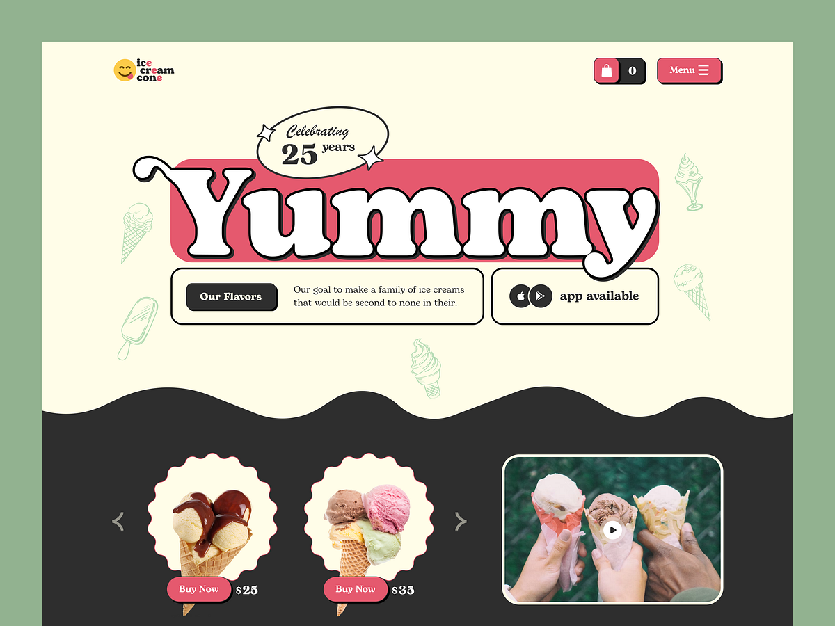 Browse thousands of Yummy images for design inspiration | Dribbble