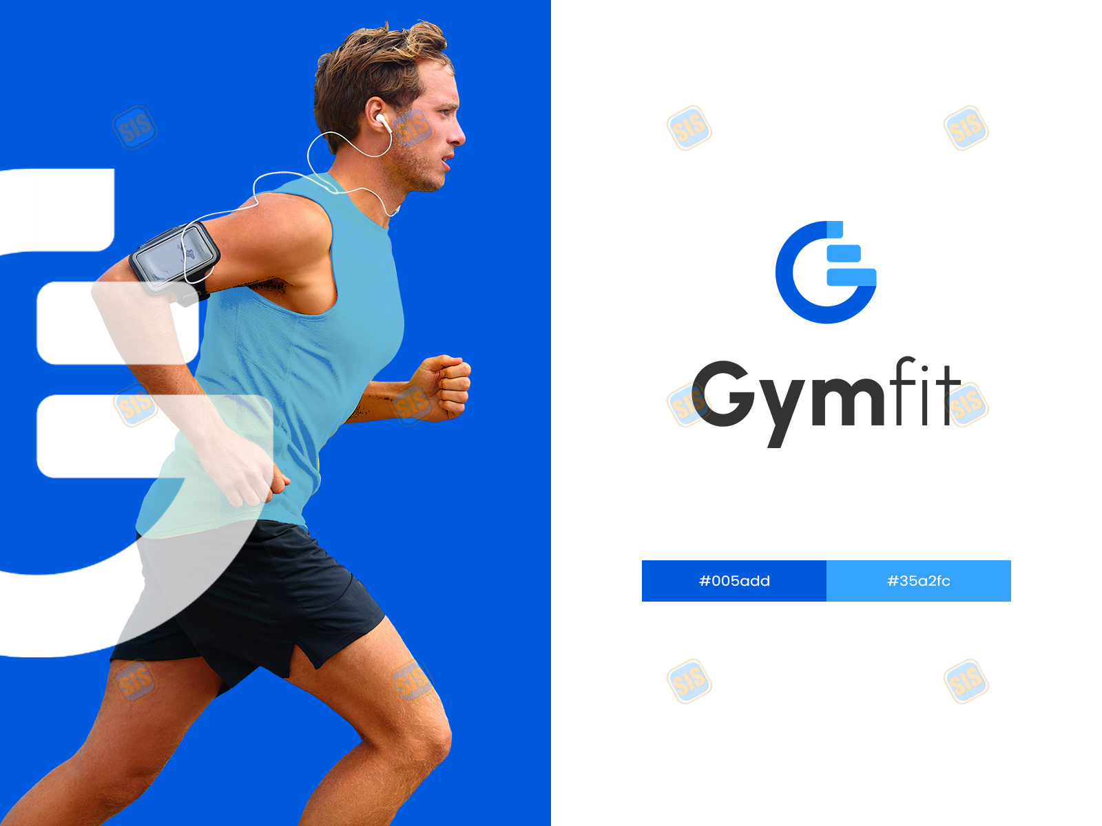 Gymfit Logo Design by Simple Intelligent Systems on Dribbble