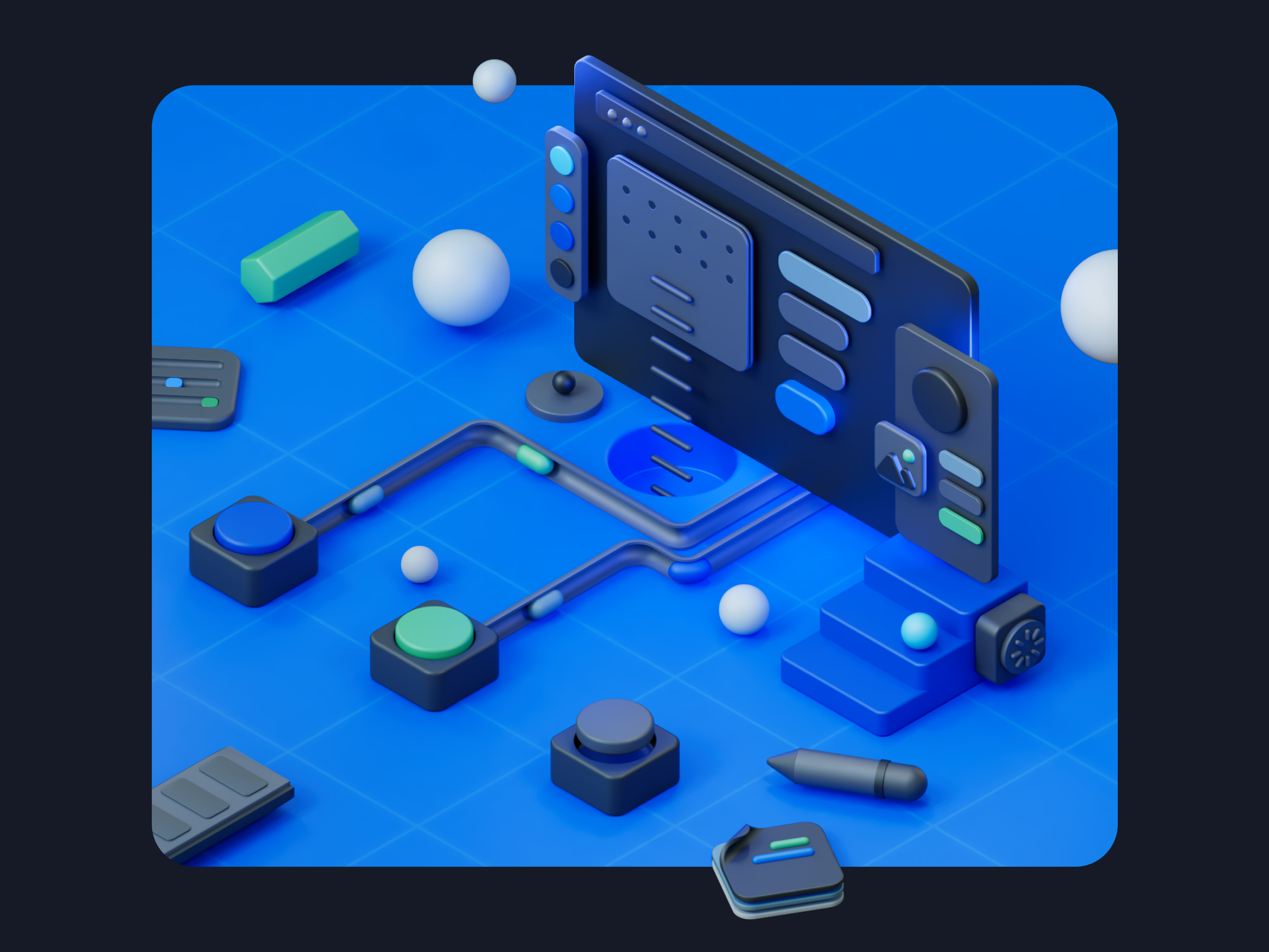 UX/UI Design - 3D Illustration for UI8 Studio by Tran Mau Tri Tam for UI8 on Dribbble