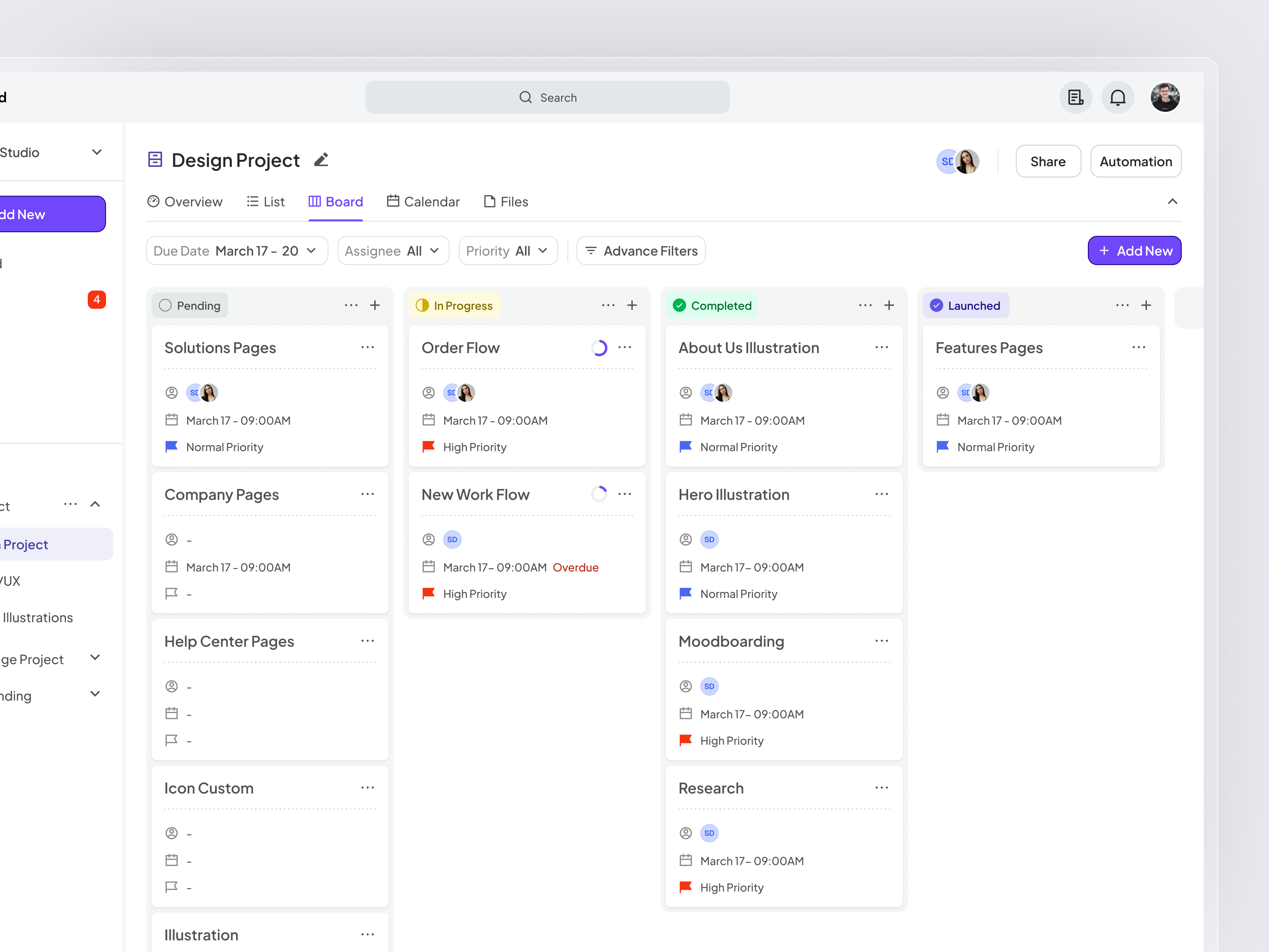 Taskboard - Projects Board Task Management Dashboard Webapp SaaS by ...