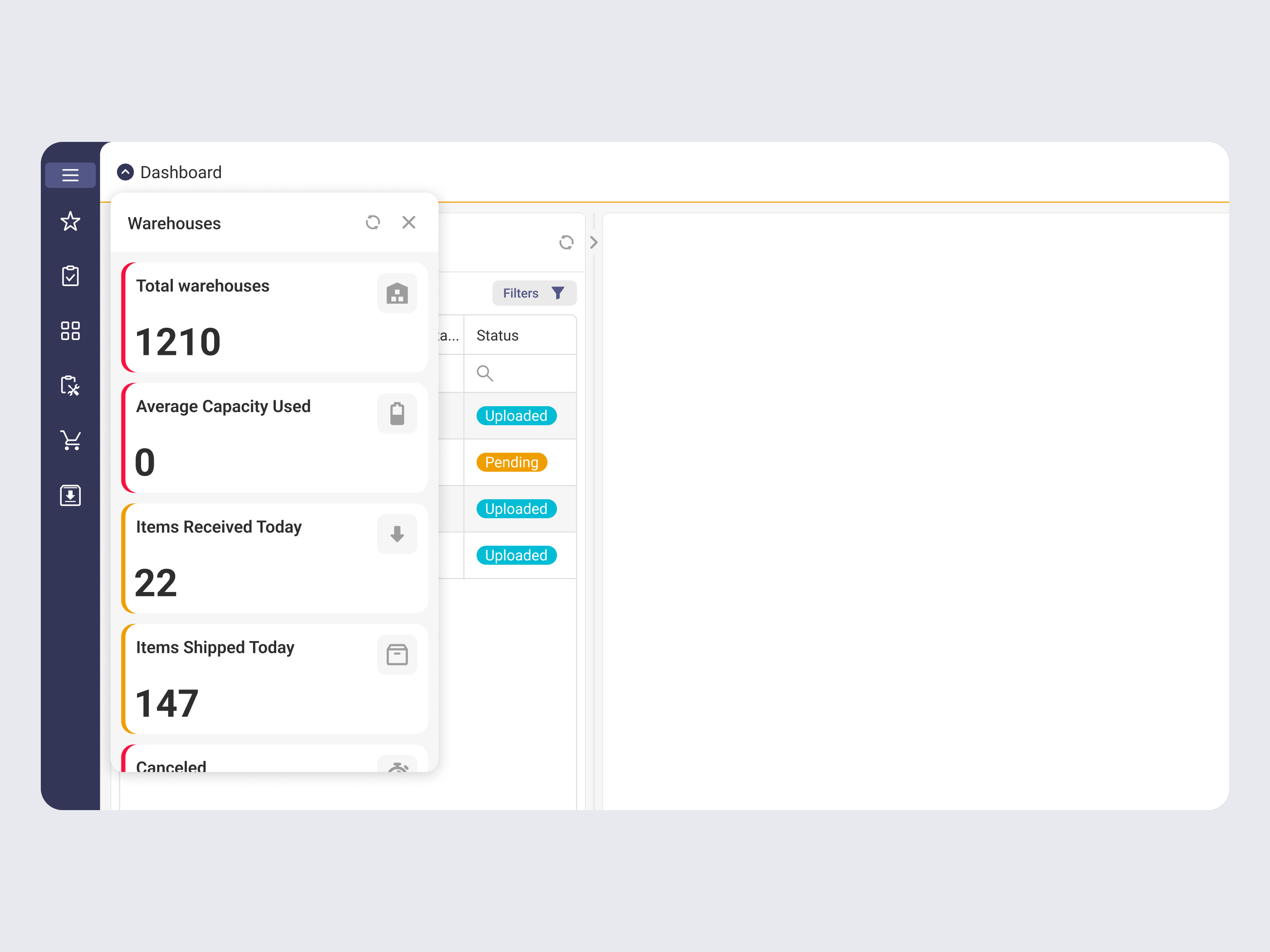 Drawer as fast indicator's preview by Marcel on Dribbble