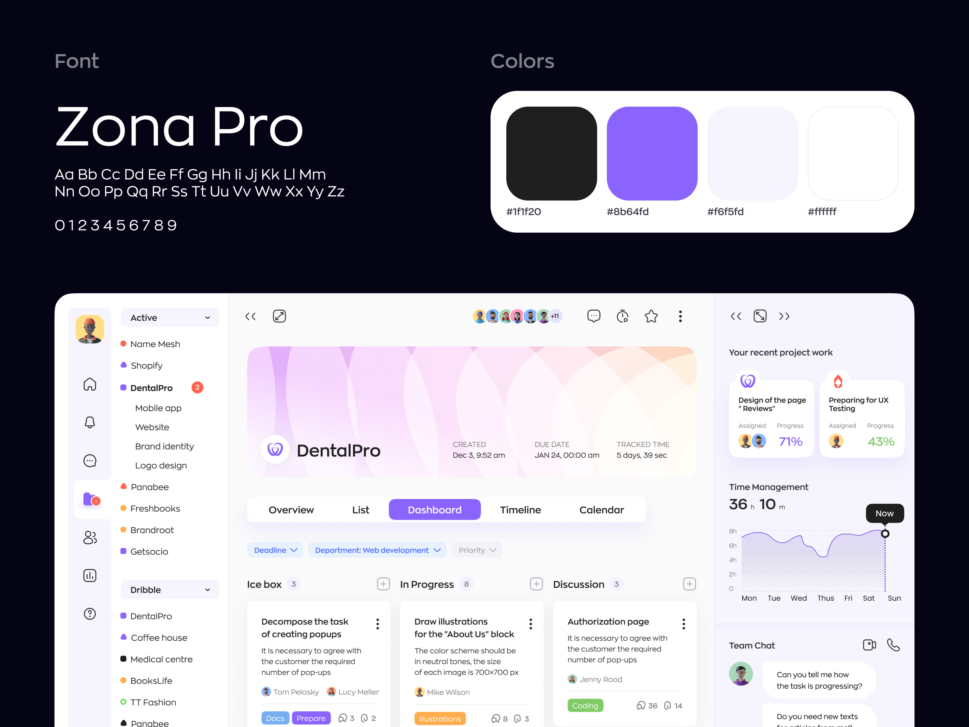 Task Management Software by Dmitry Lauretsky for Ronas IT | UI/UX Team ...