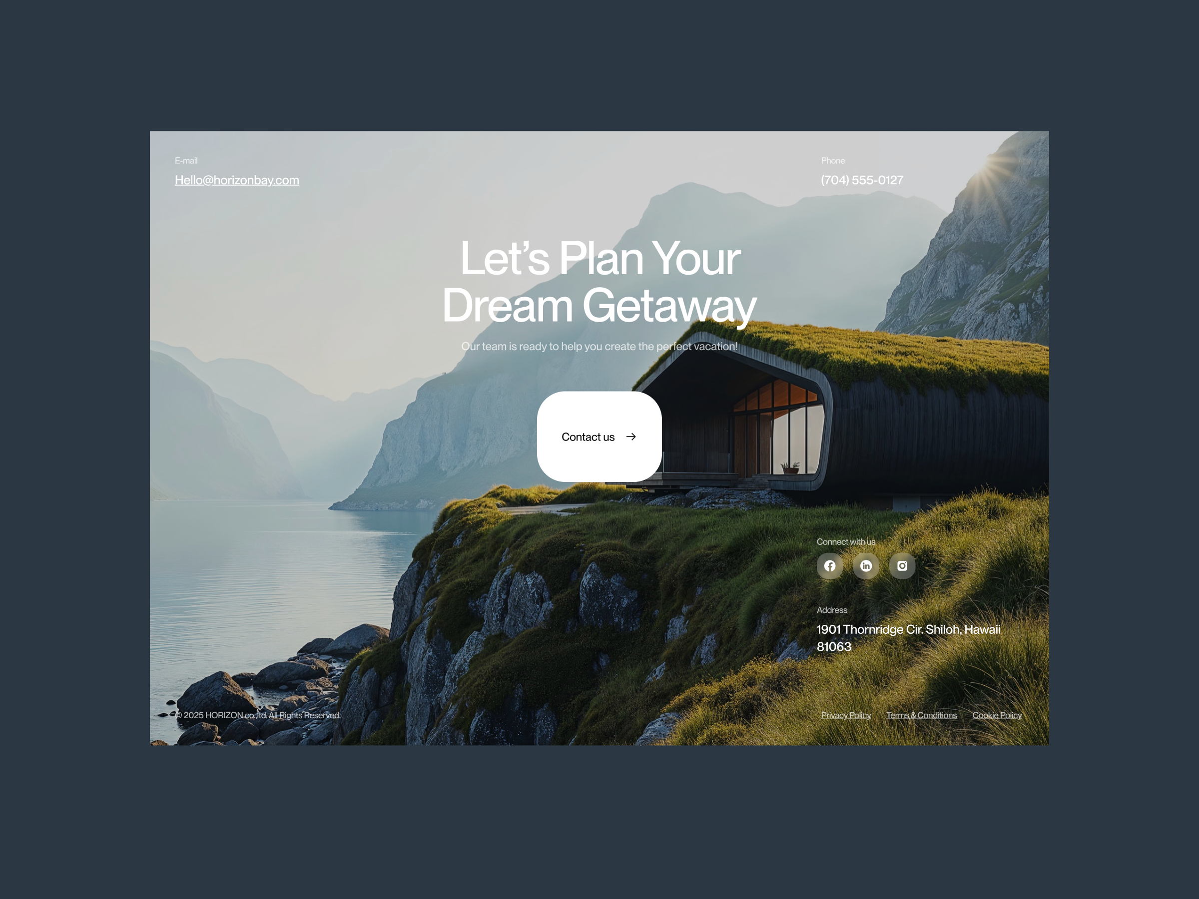 Horizon Bay Resort - Hotel Website Design by Plainthing UI for Plainthing Studio on Dribbble