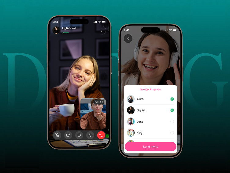Video Chat Mobile App by Md Uzzal Hossain on Dribbble