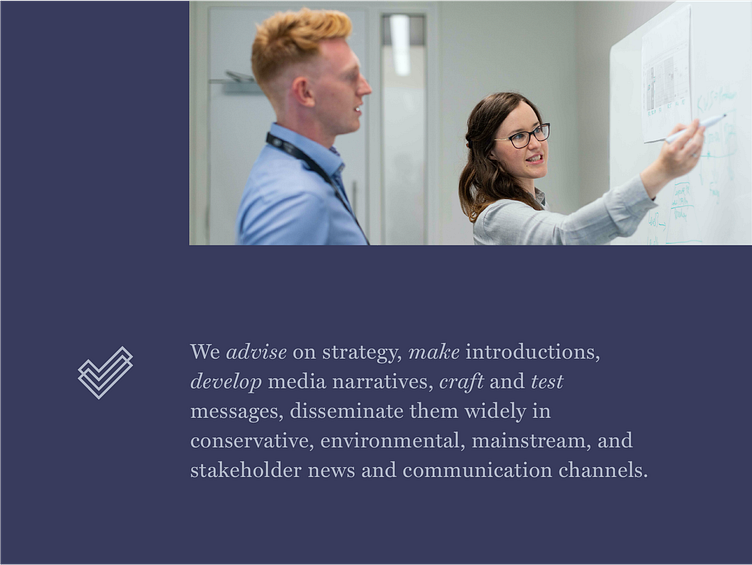 B2b strategists for climate change by Angela Wing on Dribbble