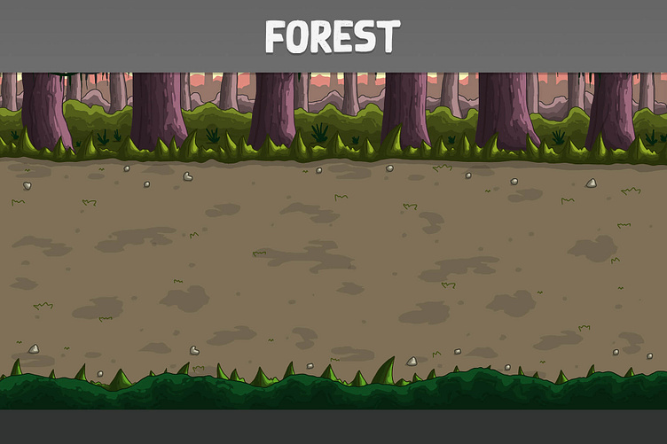 Free Forest Battle Backgrounds by 2D Game Assets on Dribbble