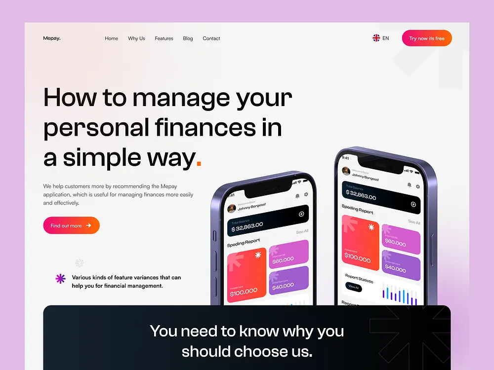 Loan Website designs, themes, templates and downloadable graphic ...