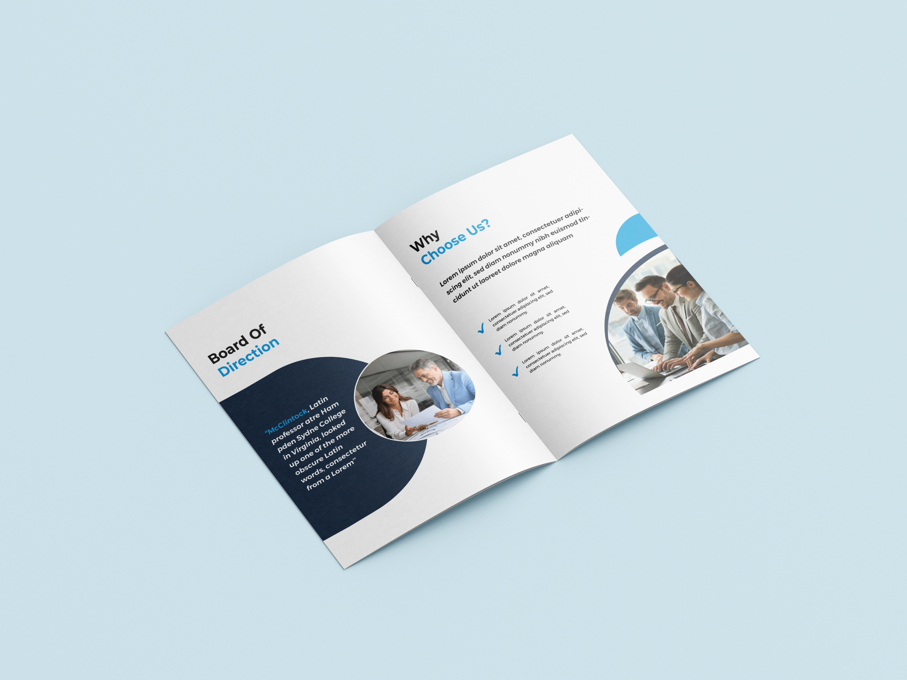 Company Profile by Tania Nasrin on Dribbble