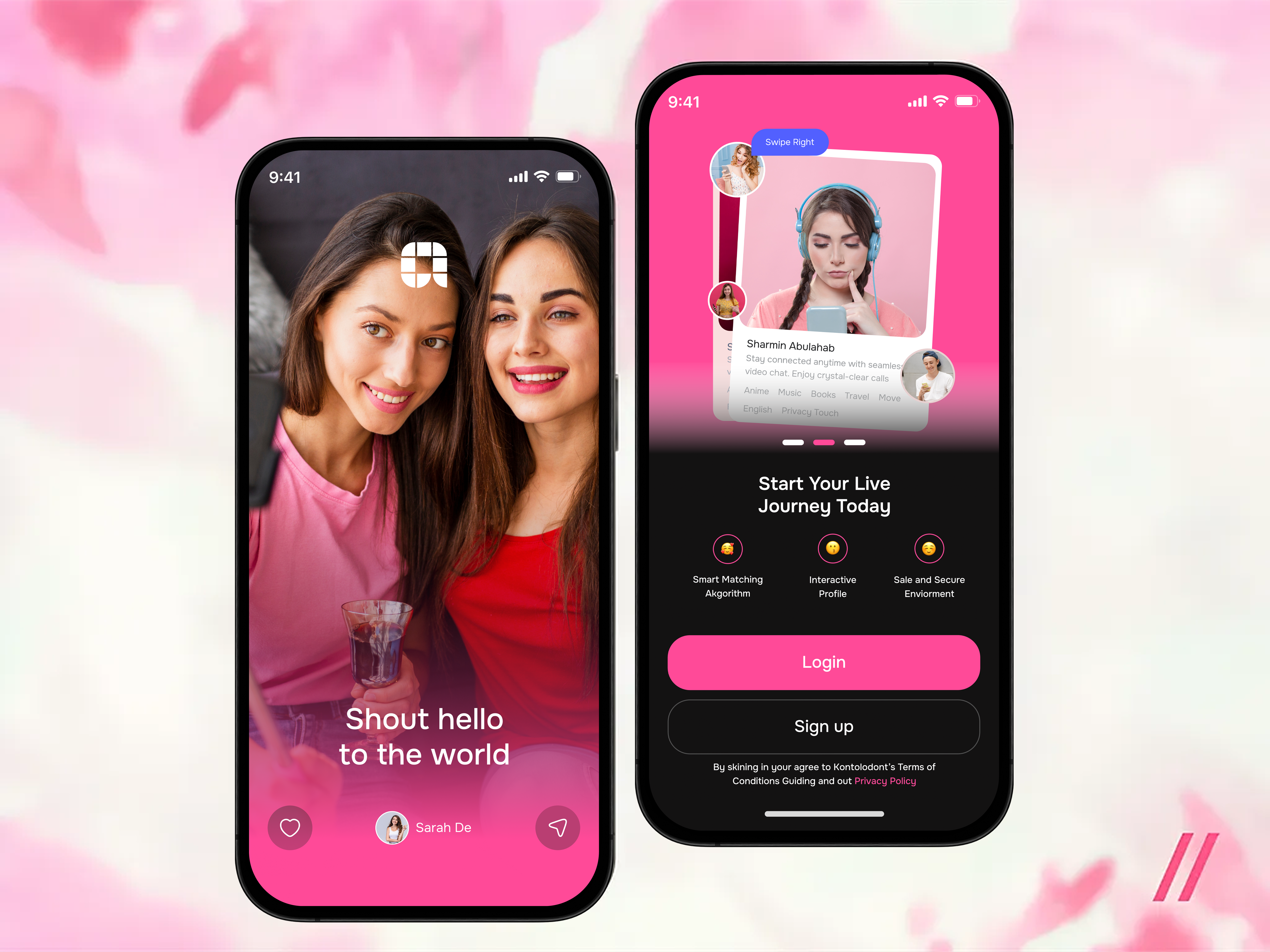 Onboarding Screen - AI Video Chat Mobile App by Abu Hasan Emon on Dribbble