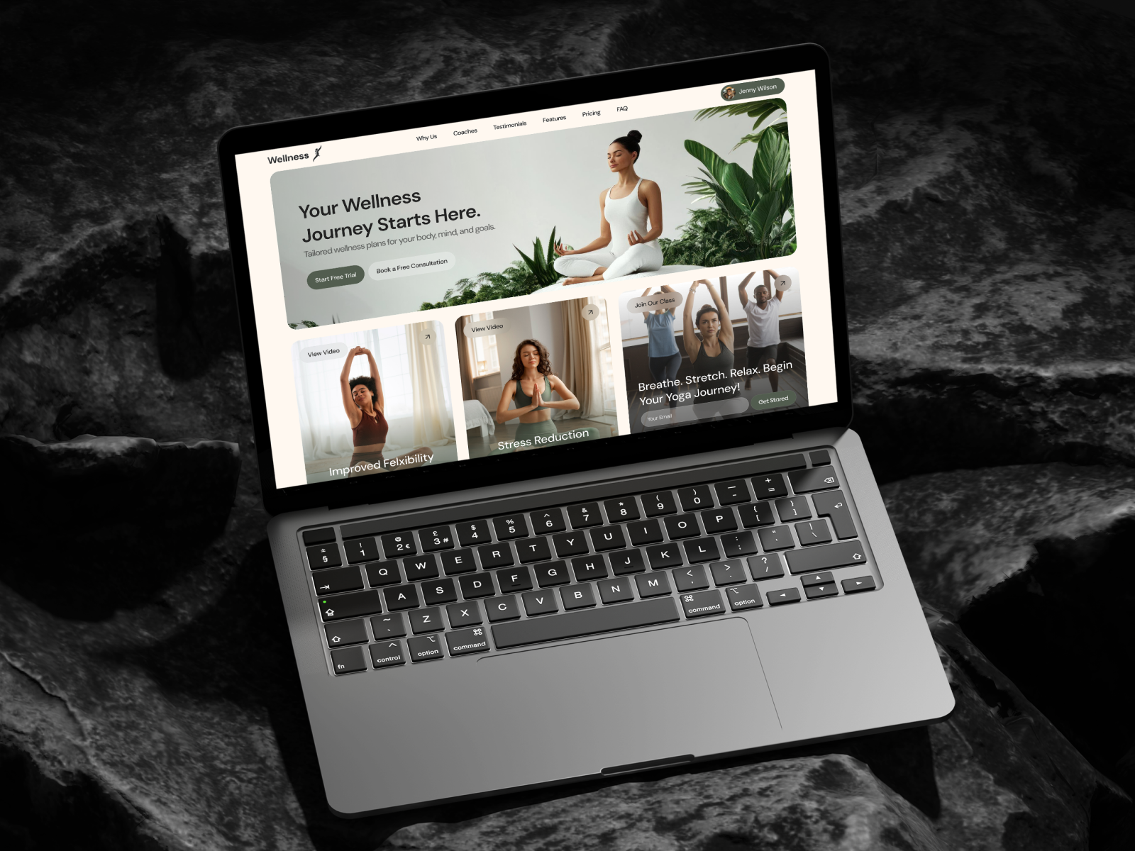 Virtual Wellness Coaching – Landing Page Design by RAXIT PETHANI on ...
