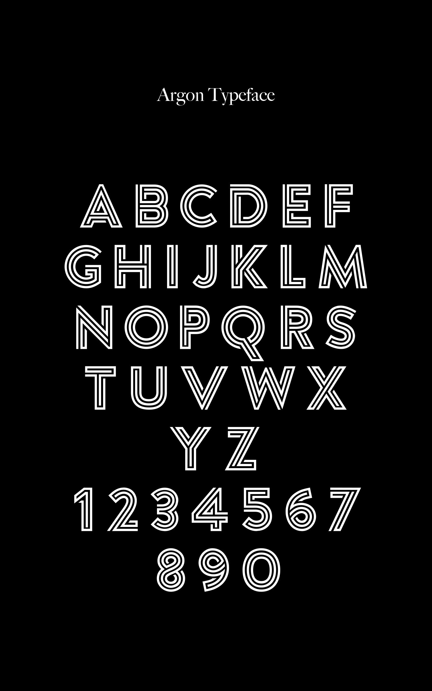 Argon Font (Full) by Alexander Lame on Dribbble