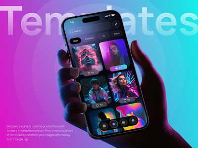 Photo Editing - Mobile App by UI Tapu on Dribbble