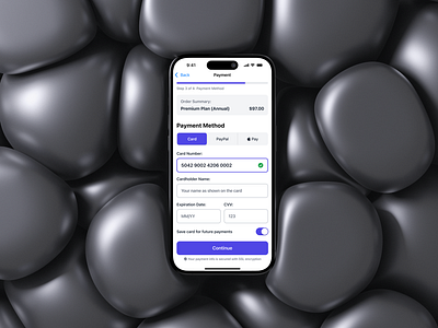 Ios Payment Form Design Credit Card Form Ui By Alina Levchenko On