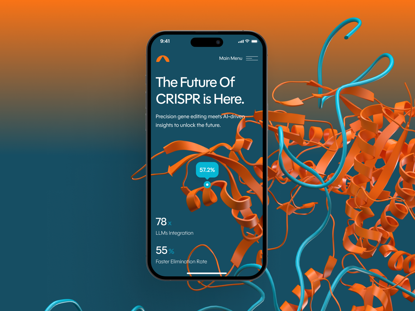 avalontx: AI CRISPR Gene Editing - Bioengineering Hero UIUX by Samuel ...