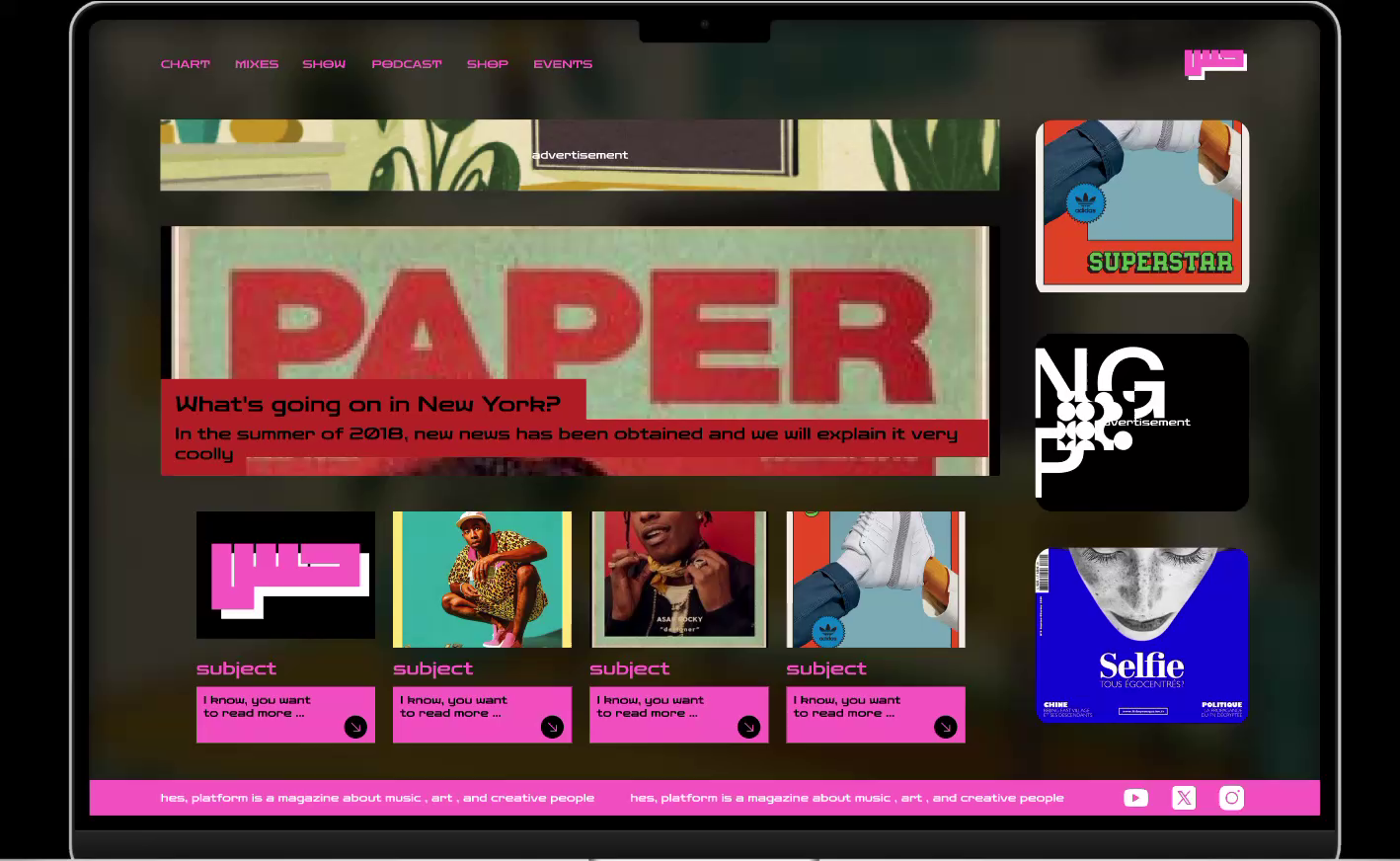 Hess platform by evo studio on Dribbble