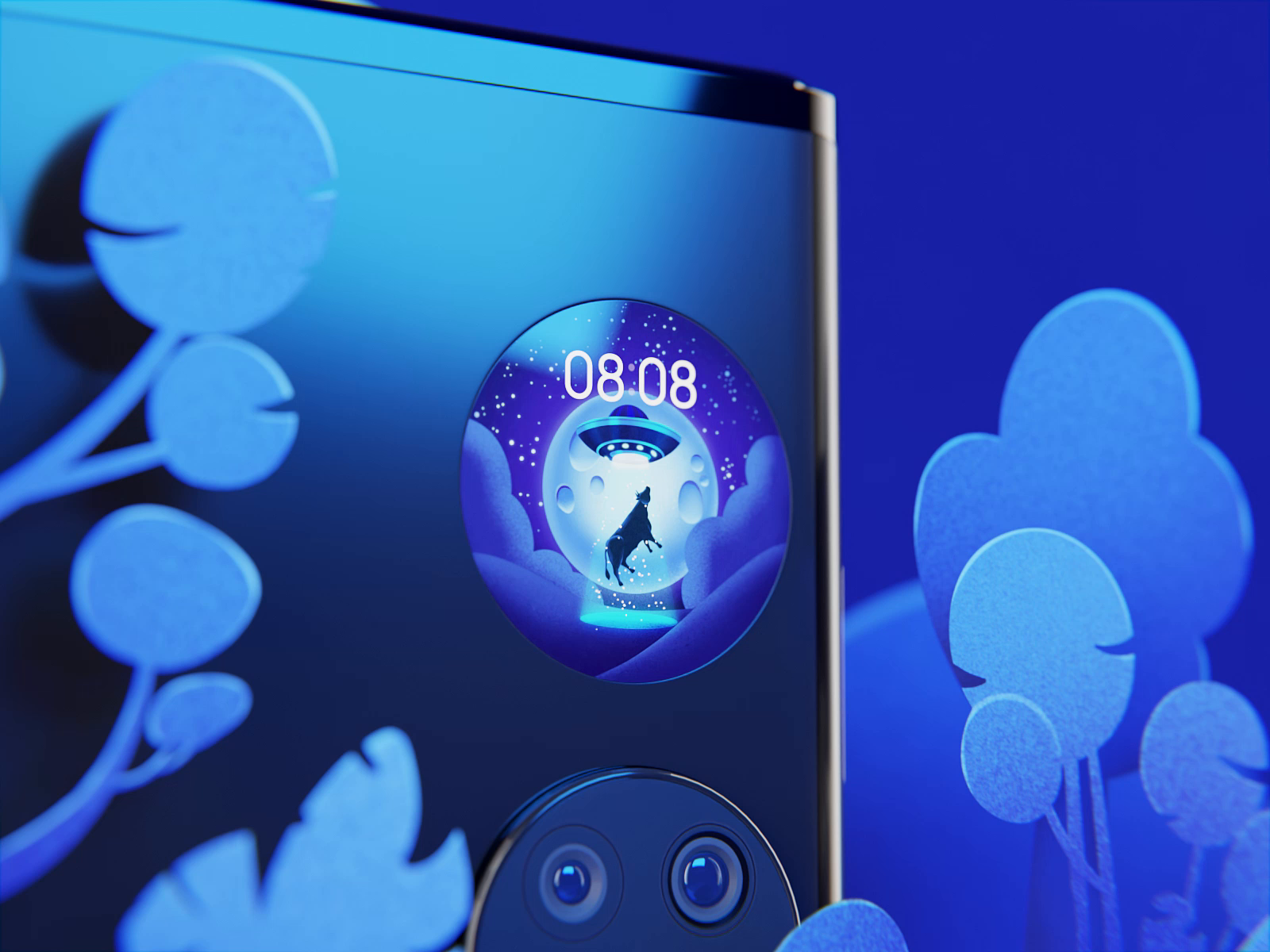 HUAWEI P50 Cover Screen Theme Animation by tubik UX for tubik on Dribbble