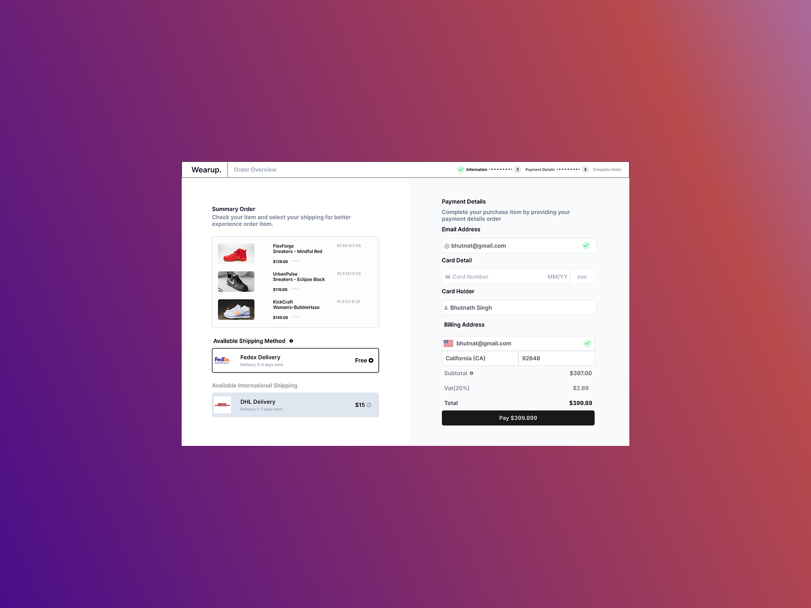 Day 9 of My 30-Day UI Challenge: Designing a Checkout Page by Rahel on ... Day 9 of My 30-Day UI Challenge: Designing a Checkout Page by Rahel on ...