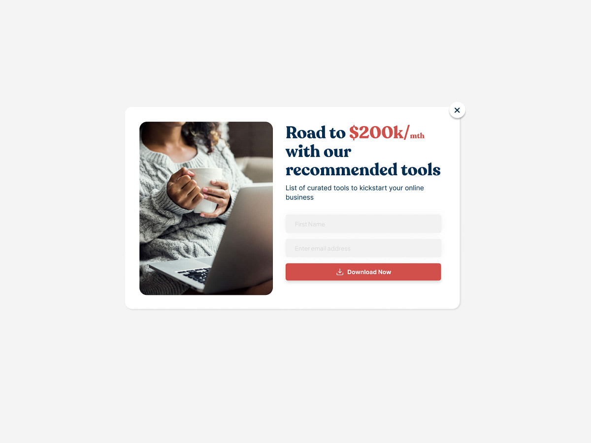 Modal UI designs, themes, templates and downloadable graphic elements ...