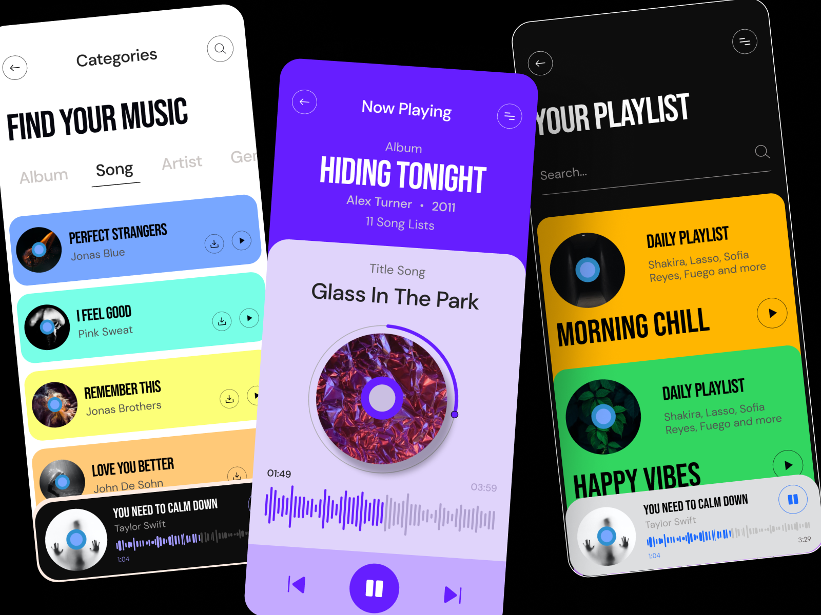 Music Player App Design Mobile App by lazy kar for LazyInterface UI UX ...