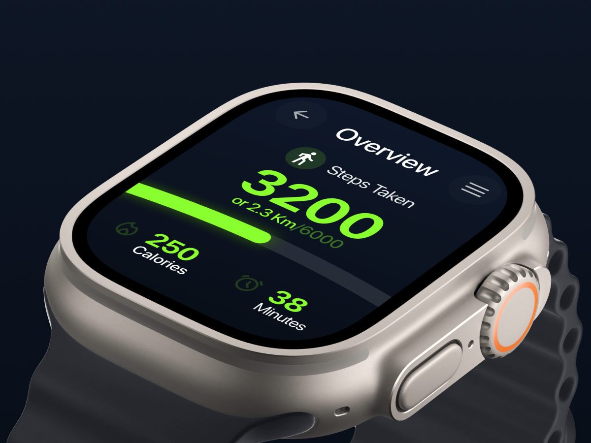 Fitness Companion - Smartwatch App UI by Mohamed Amine Ninir on Dribbble