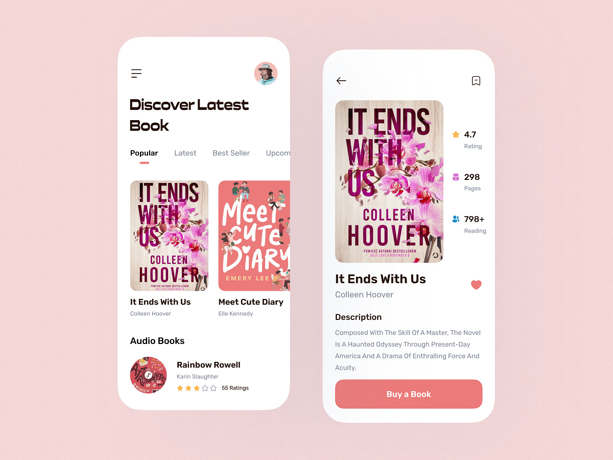 Browse thousands of Book App images for design inspiration | Dribbble