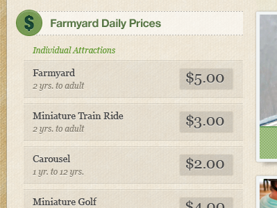 Price Table by Derek Lauritzen on Dribbble