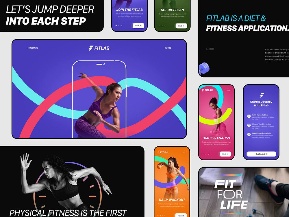 Fitlab - Onboarding Experience by Musemind Mobile for Musemind UI/UX ...