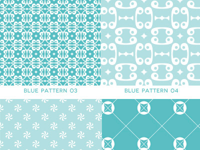 Blue Patterns by Bene on Dribbble
