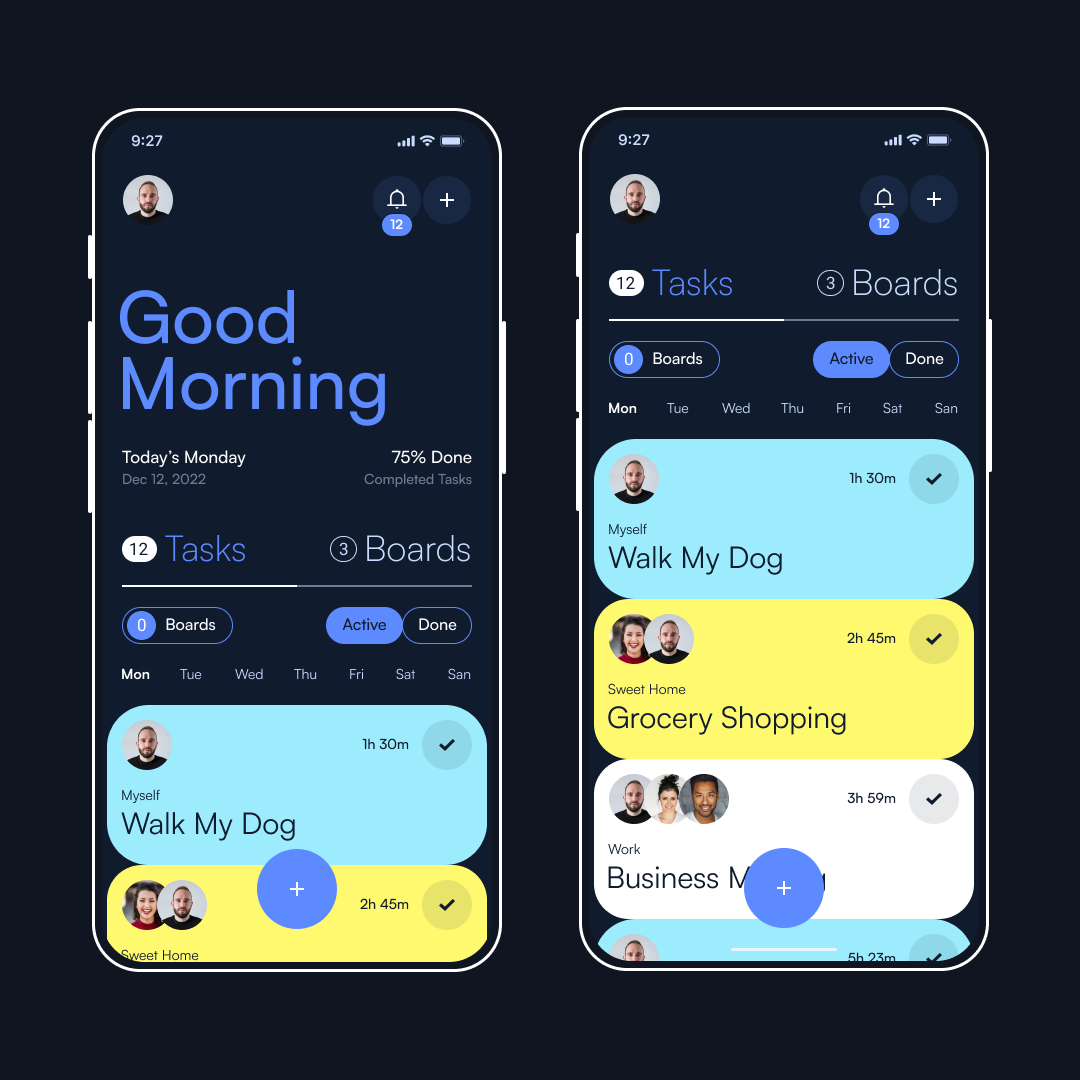 #29 - Mobile App Concept by Matt Wojtaś on Dribbble