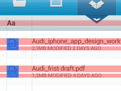 Dropbox Template by Kapten Fredrik on Dribbble