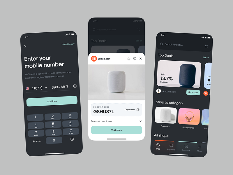 Ecommerce App designs, themes, templates and downloadable graphic ...