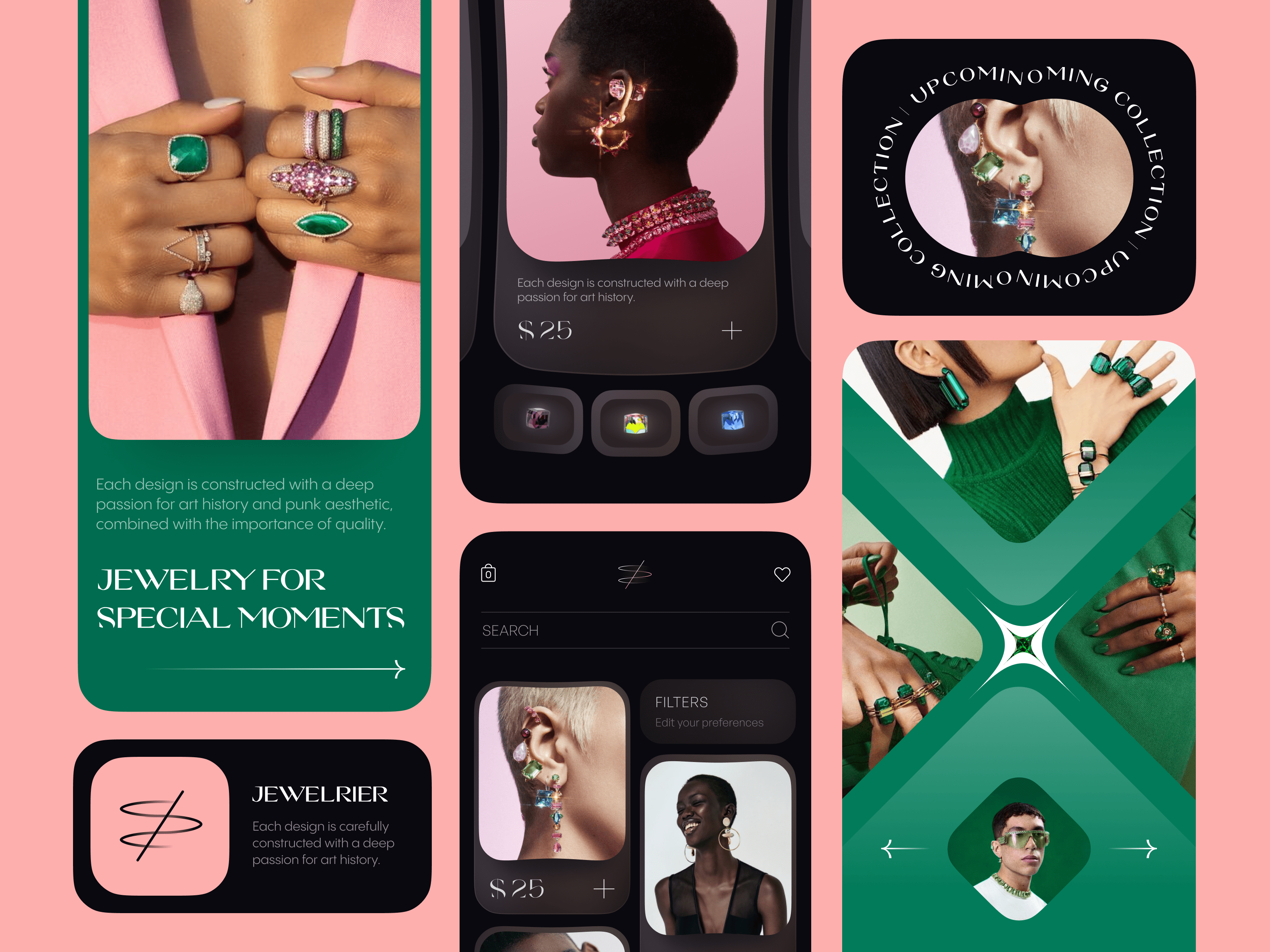 Jewelry // Mobile App by BL/S® on Dribbble