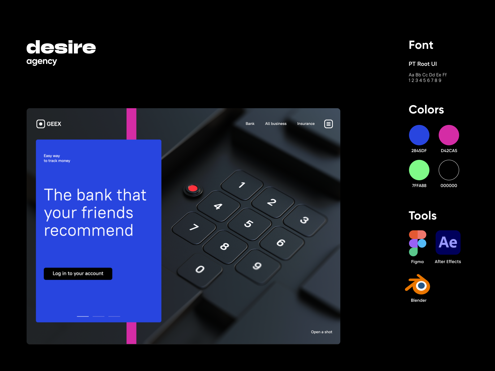 Web | Bank platform by Desire Creative Agency for Desire Creative on Dribbble