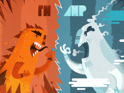 Elements Earth vs Air by Elias Sounas on Dribbble