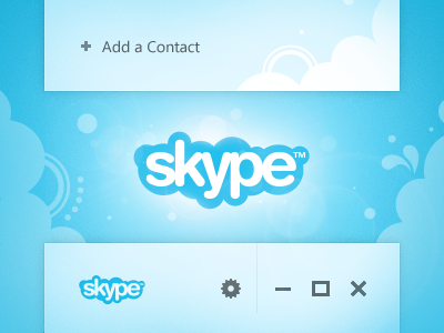 Skype Concept by Phyek on Dribbble