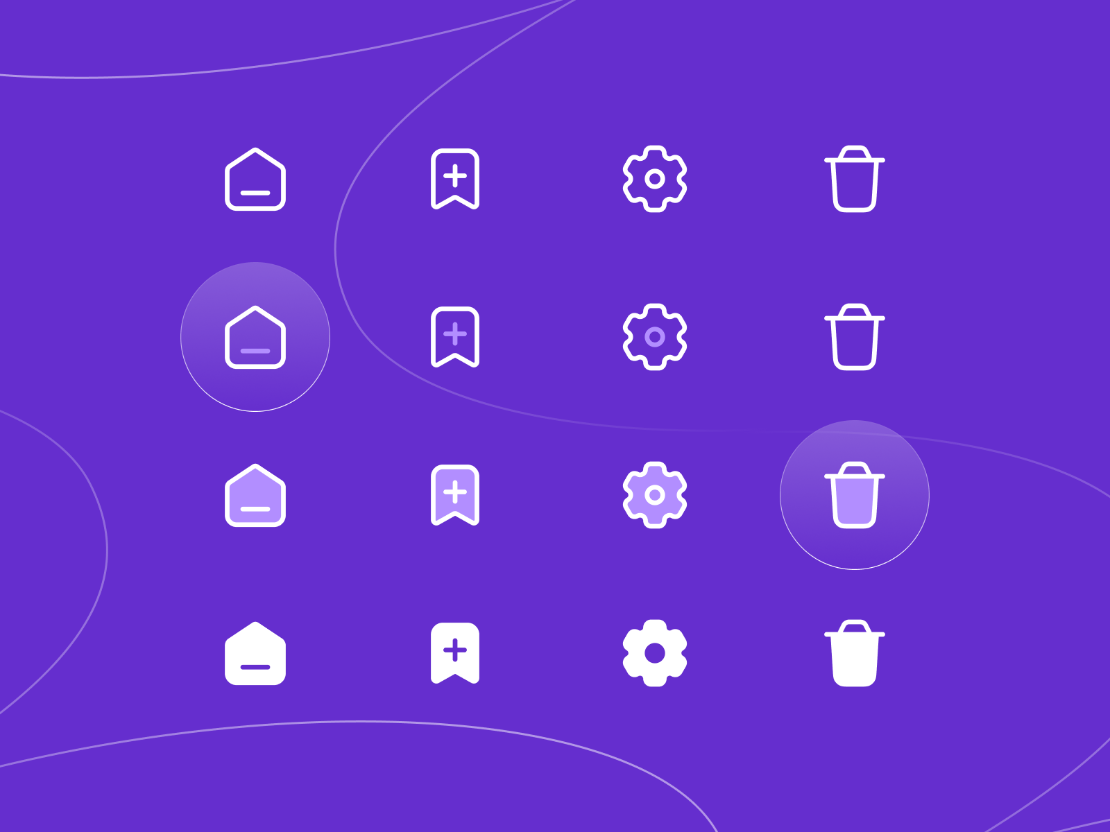 Fancy icons by Ruslan Qule on Dribbble