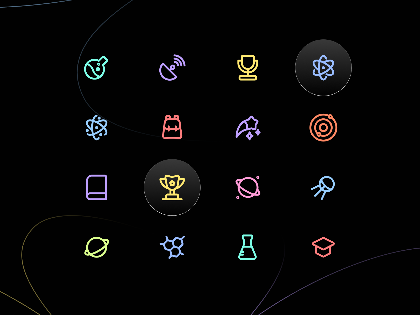 Fancy icons by Ruslan Qule on Dribbble