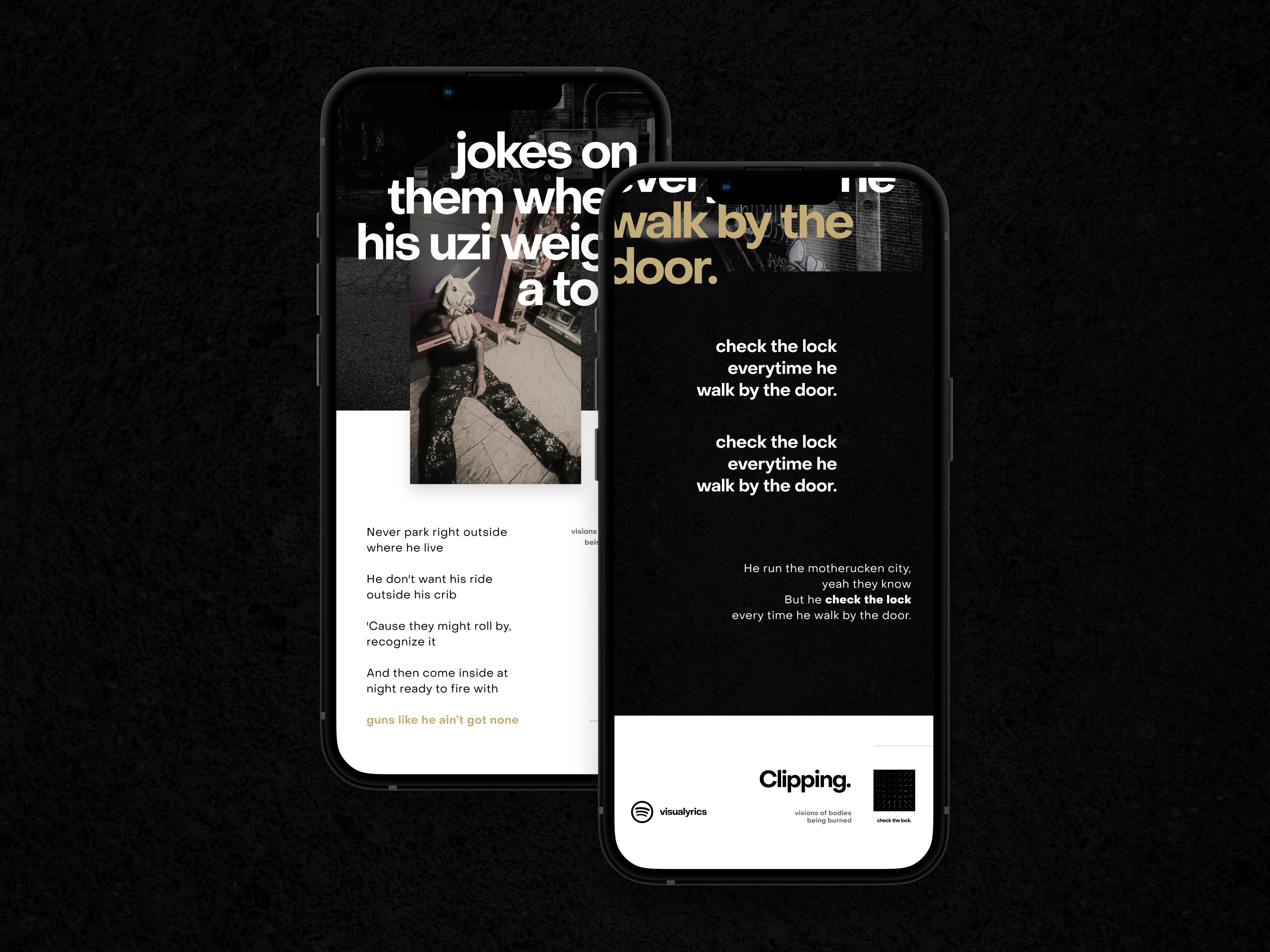 Visualyrics - CLPPNG by Cory Andres on Dribbble
