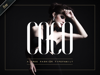COCO - Free Fashion Typefamily by Hendrick Rolandez on Dribbble