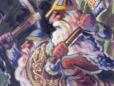 Battle of the Five Armies - Face-Off! by Sam Valentino on Dribbble