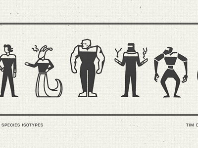 With apologies to Gerd Arntz by Tim Denee on Dribbble